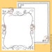 Whimsy Page Border Whimsical Doodle Frames Children Hand Drawn Cute ...