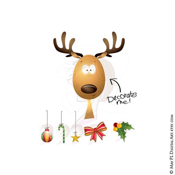 Cute Rudolph Clip Art