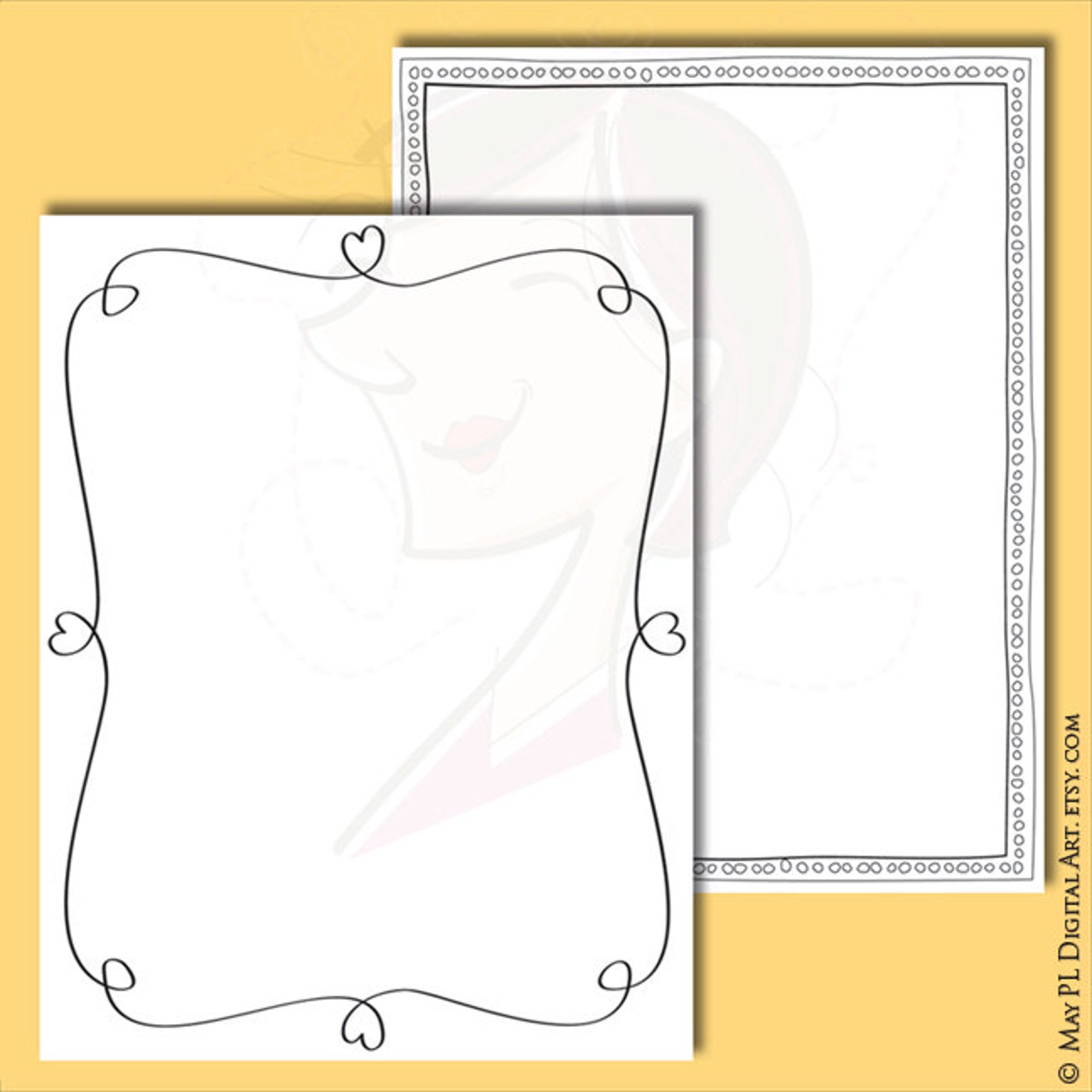 Teacher Printables Certificate Borders Handdrawn Whimsical | Etsy