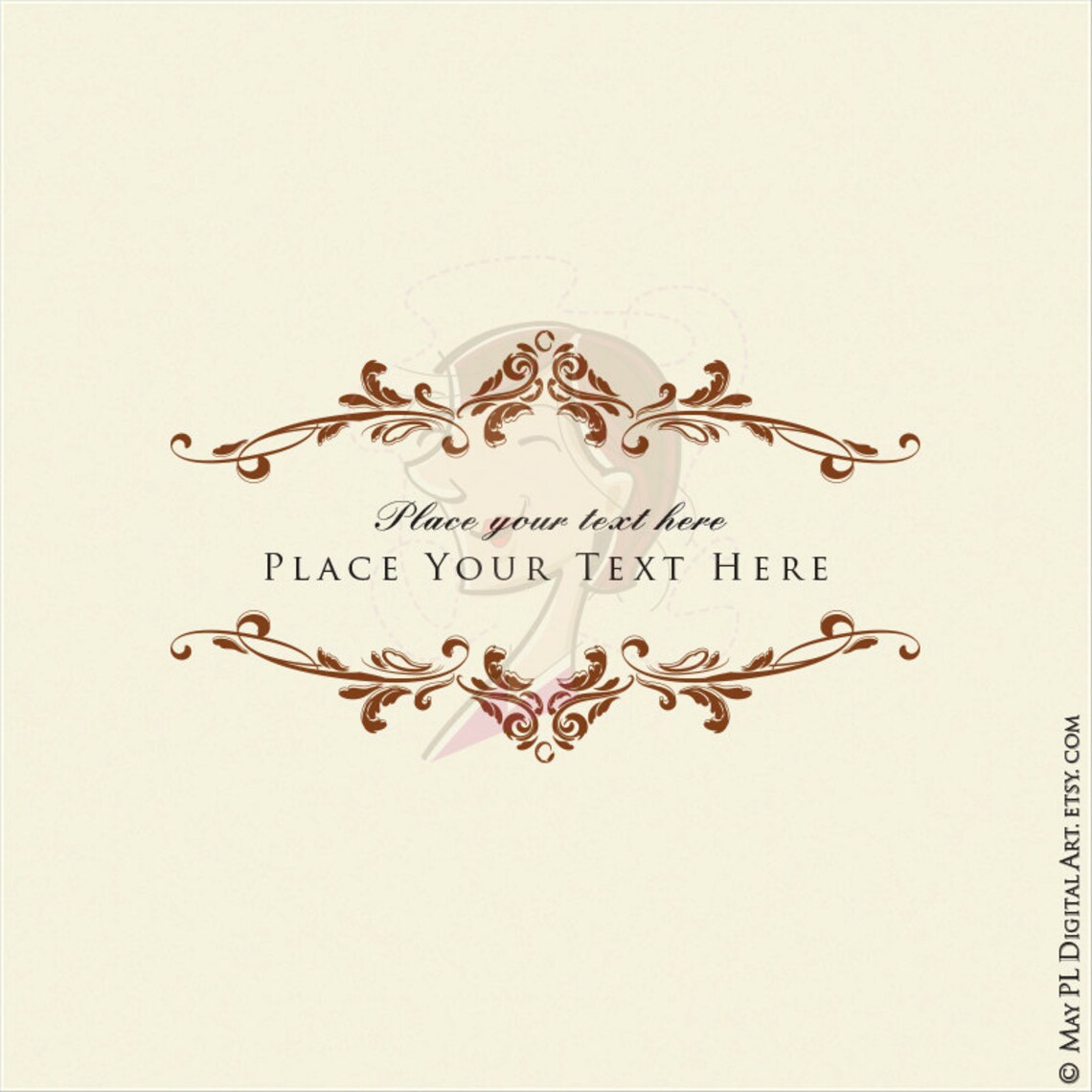 Old Victorian Boho Indie Vintage Rococo Flourish Frames Brown - Etsy