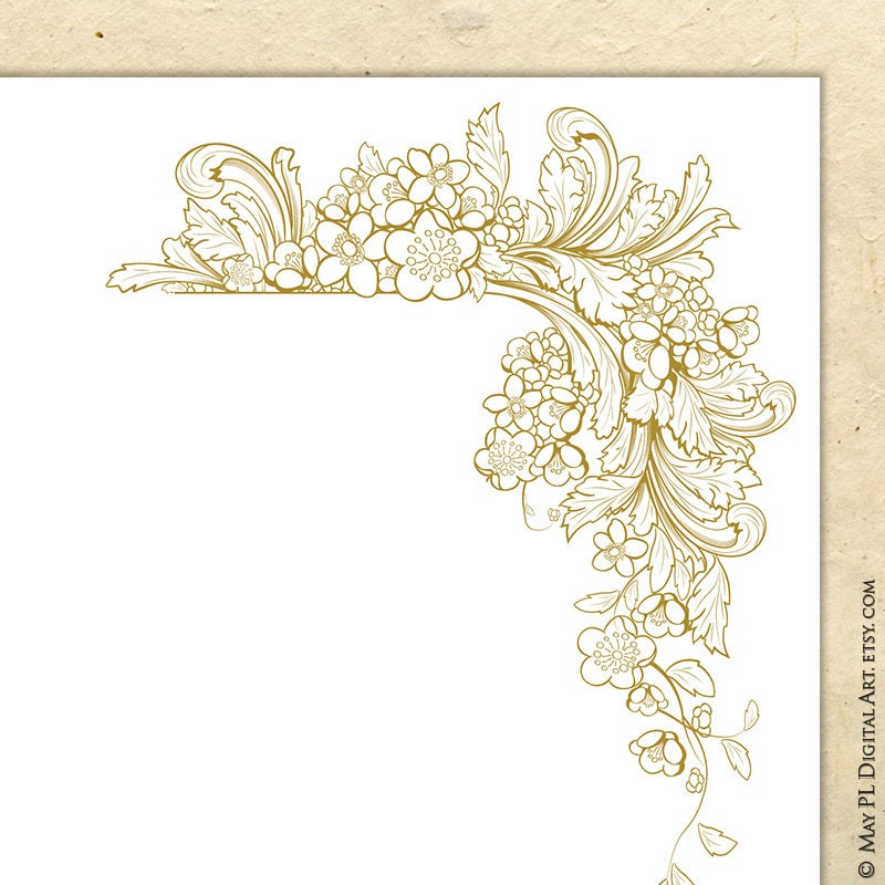 Gold Victorian Border
