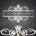 Digital Chalkboard Design - Beautiful Vintage Style Frames Clipart With ...