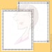 Page Border Frames - Retro Frames Clipart 8.5 X 11 for DIY Certificate ...