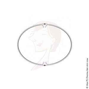 Digital Label Tag Frames Clip Art Basic Frame COMMERCIAL USE Text ...