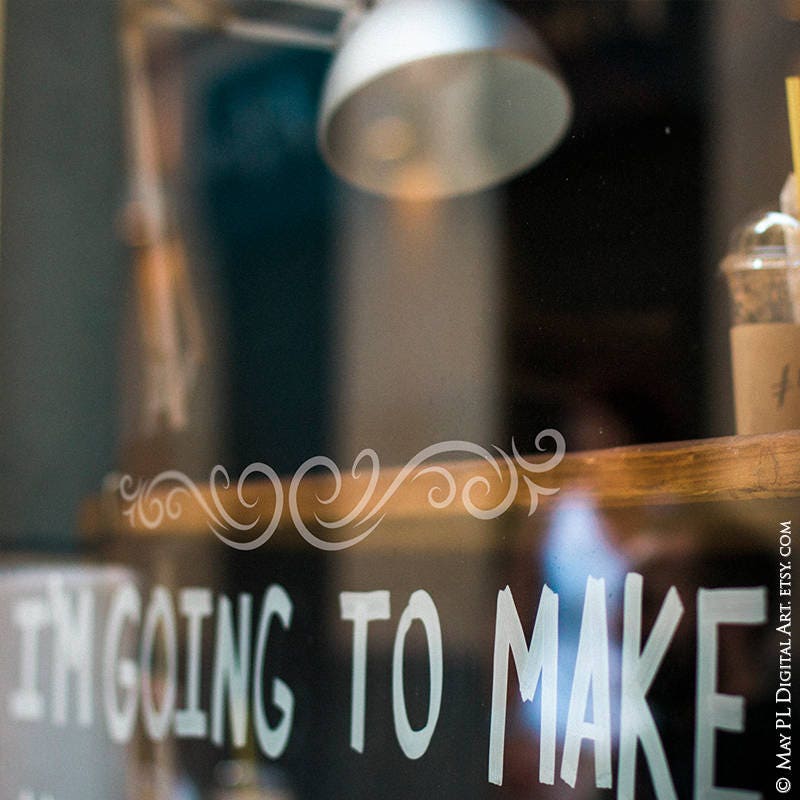 Elegant Flourish Design With Chandelier Frames - Perfect as Logo, Signs ...