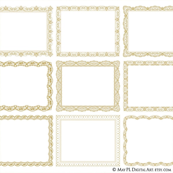 Victorian Borders - Etsy