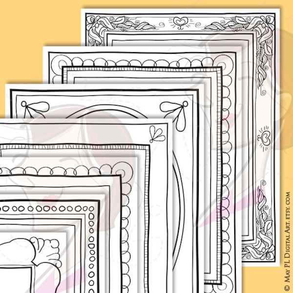 Hand Drawn Borders - Etsy