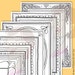 Hand Drawn Borders Png 8x11 Page Border Clipart Perfect for - Etsy UK