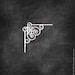 Chalkboard Frame Corners Clip Art - Vintage White Border Great to Make ...