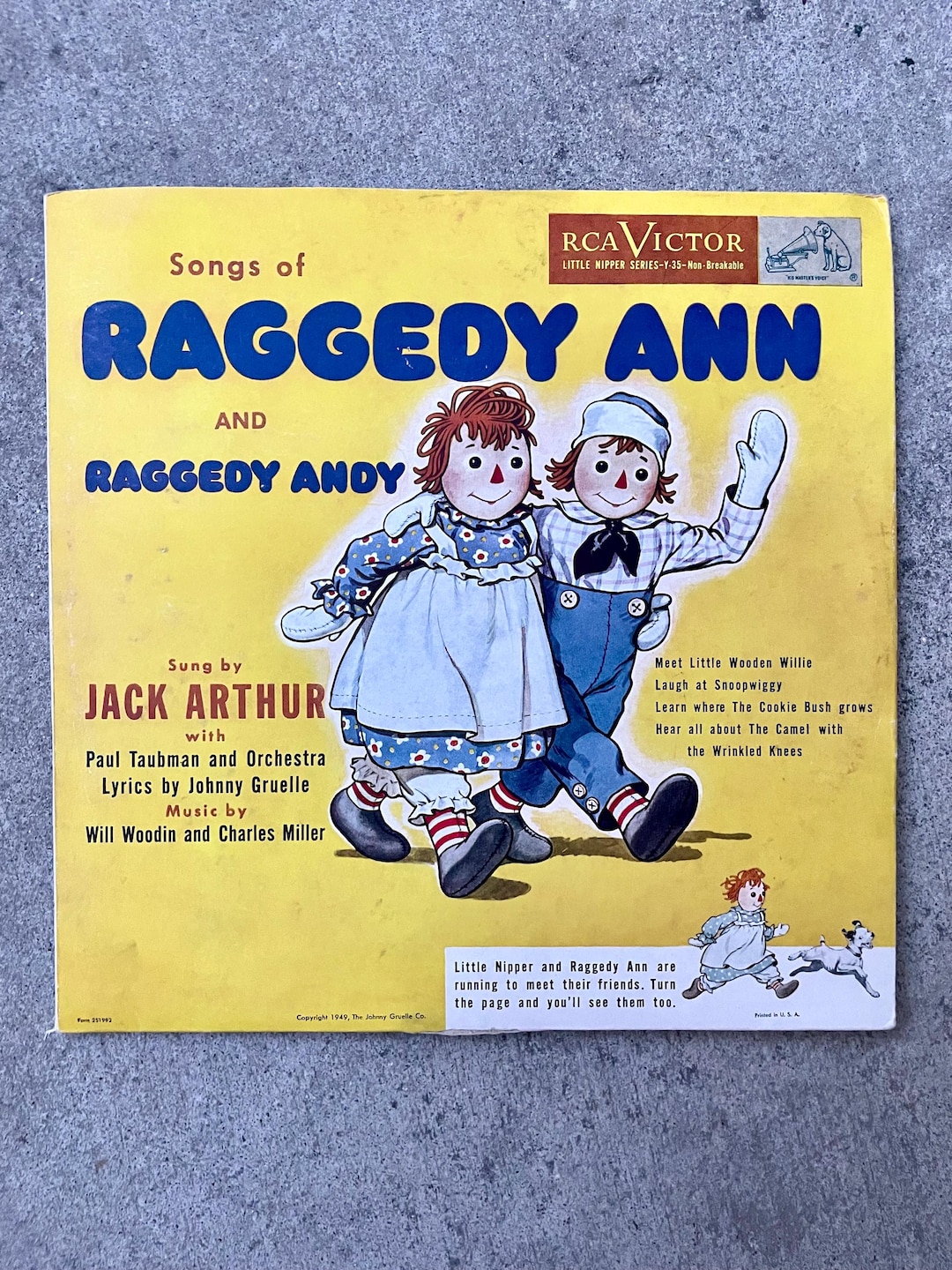 Vintage Raggedy Ann & Andy Song Collection 1948 Album Set - Etsy