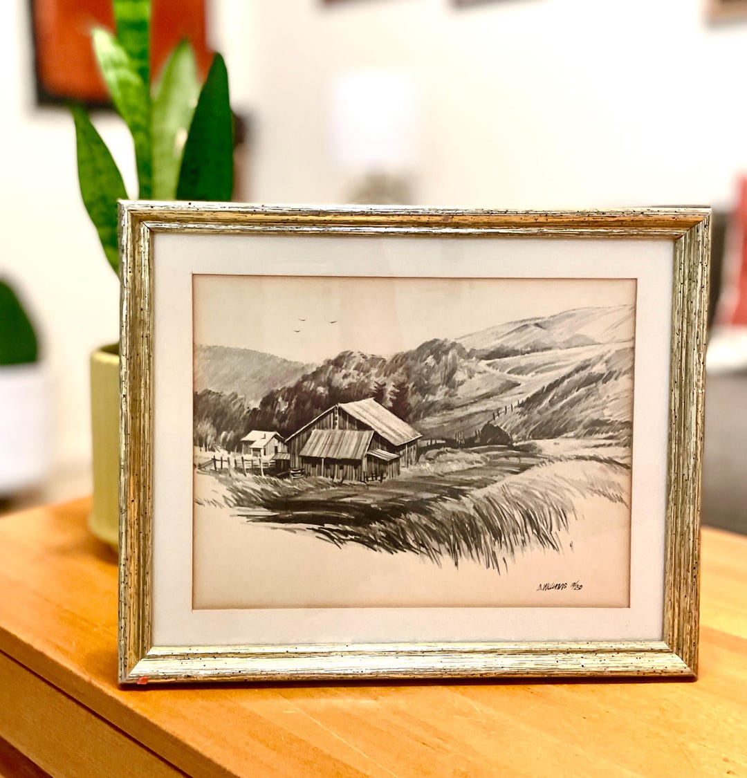 Vintage ‘the Old Magetti Ranch’ by Don B. Williams, Morro Bay 1977 - Etsy