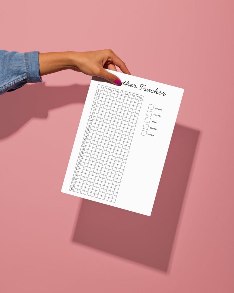 Yearly Hydration Tracker Printable | 365 Day Water Intake Tracker PDF ...