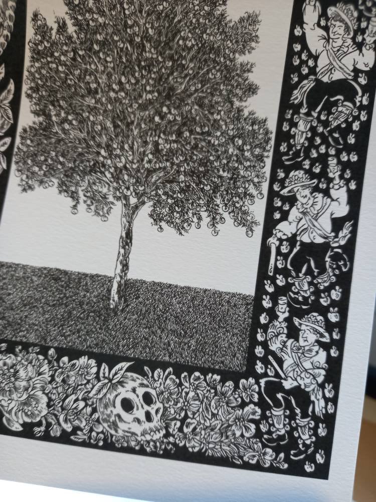 The Folklore of Trees : Apple Hawthorn and Juniper. Set of 3 | Etsy