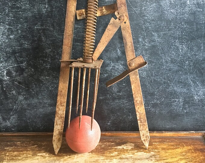 Rusty Steel Mole Gopher Trap Steampunk Mad Scientist Scary - Etsy