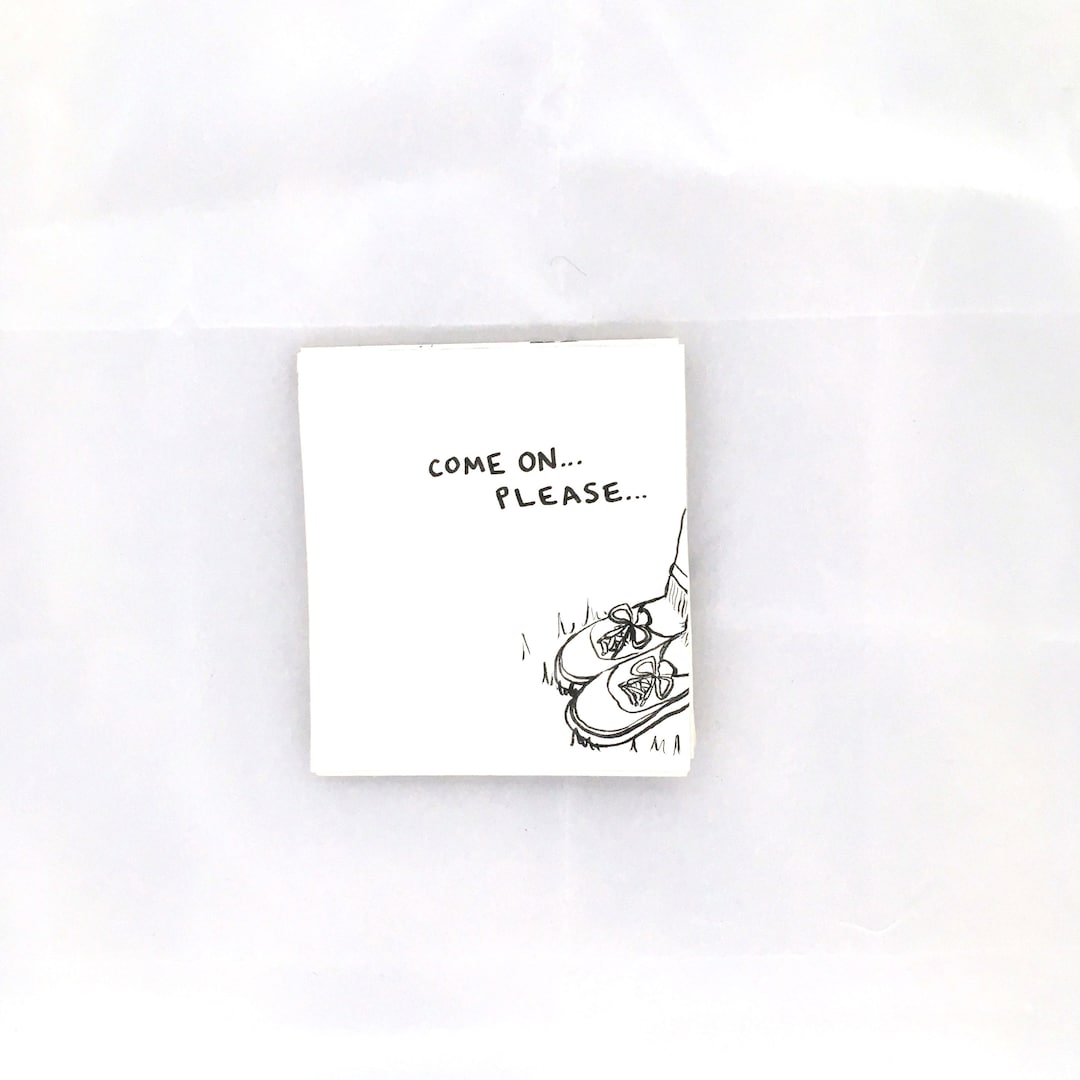 Red/blue Fold Out Zine - Etsy