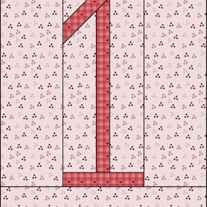 Alphabet Foundation Paper Piecing / Lowercase Uppercase Numbers / Paper ...