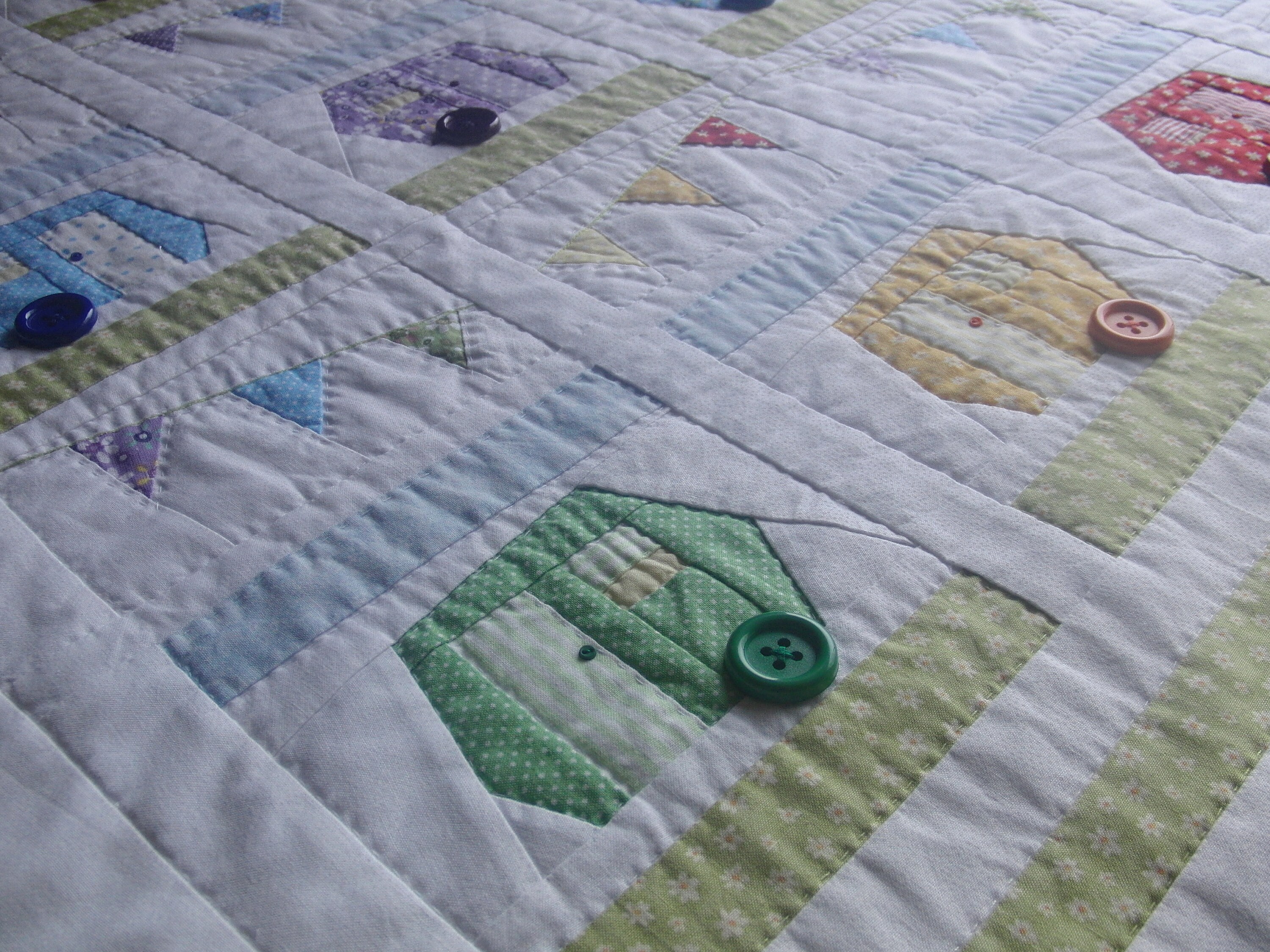 Whimsical Caravans Patchwork Quilt DOWNLOAD PDF PATTERN - Etsy