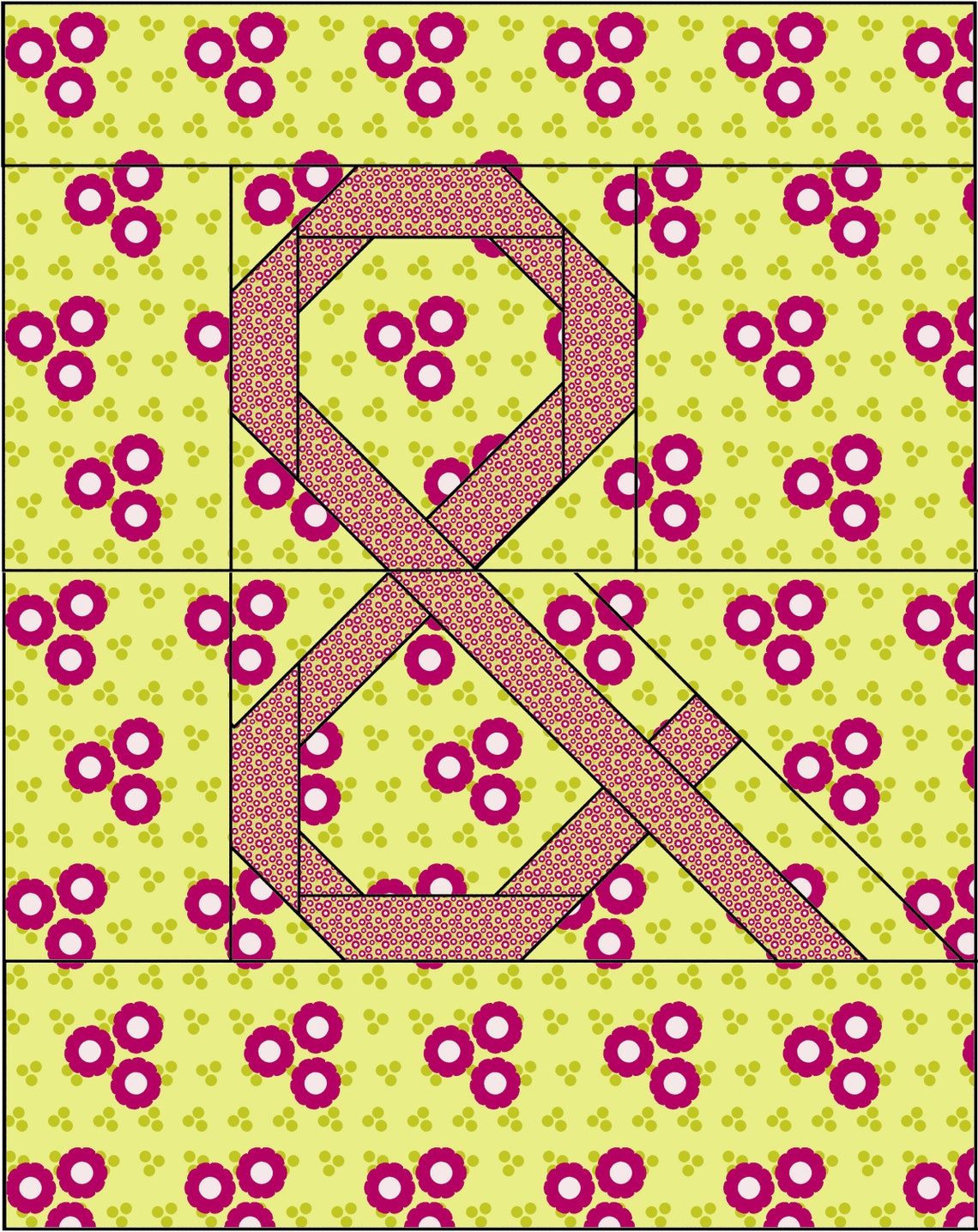 Alphabet Foundation Paper Piecing / Lowercase Uppercase - Etsy