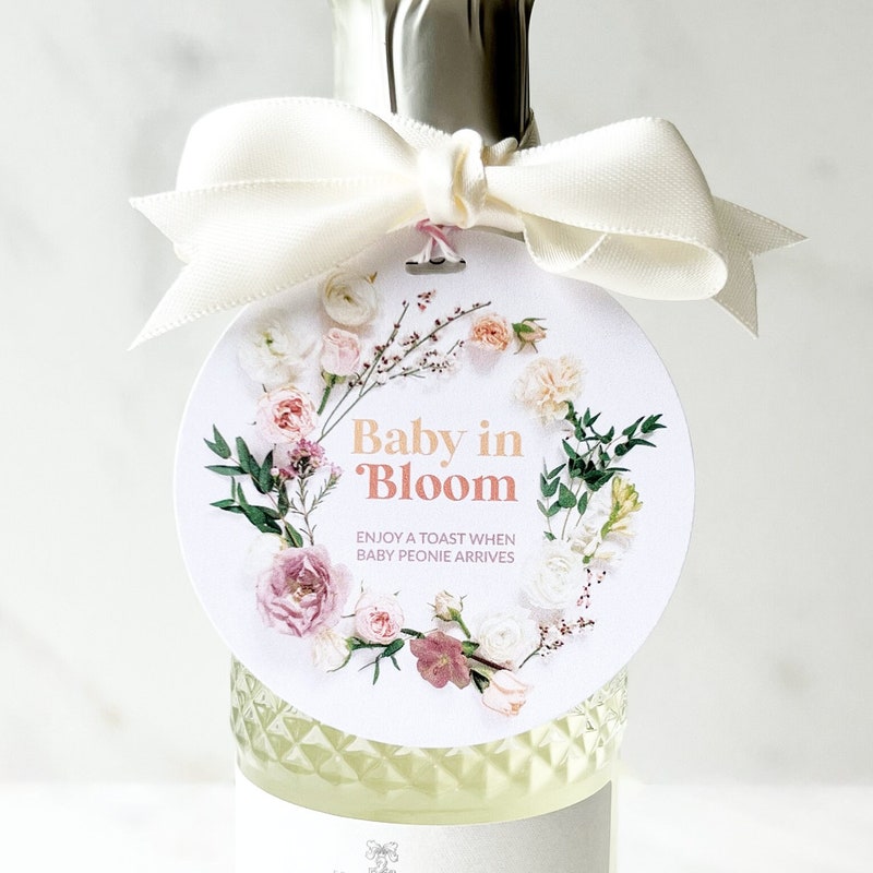 Baby in Bloom Tags - Etsy