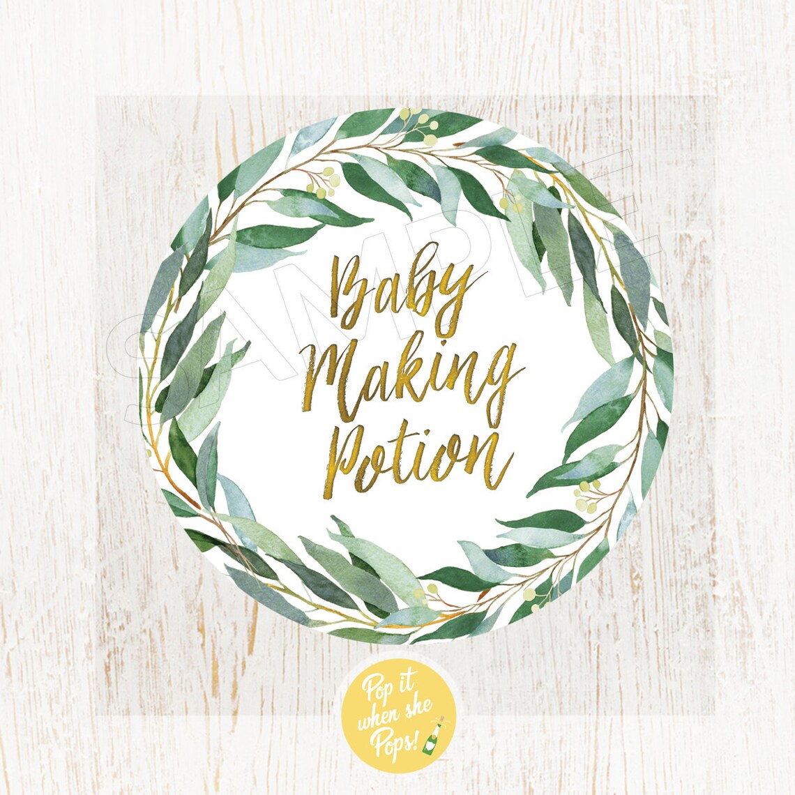 Baby Making Potion Baby Making Potion Tags Baby Shower Ideas - Etsy