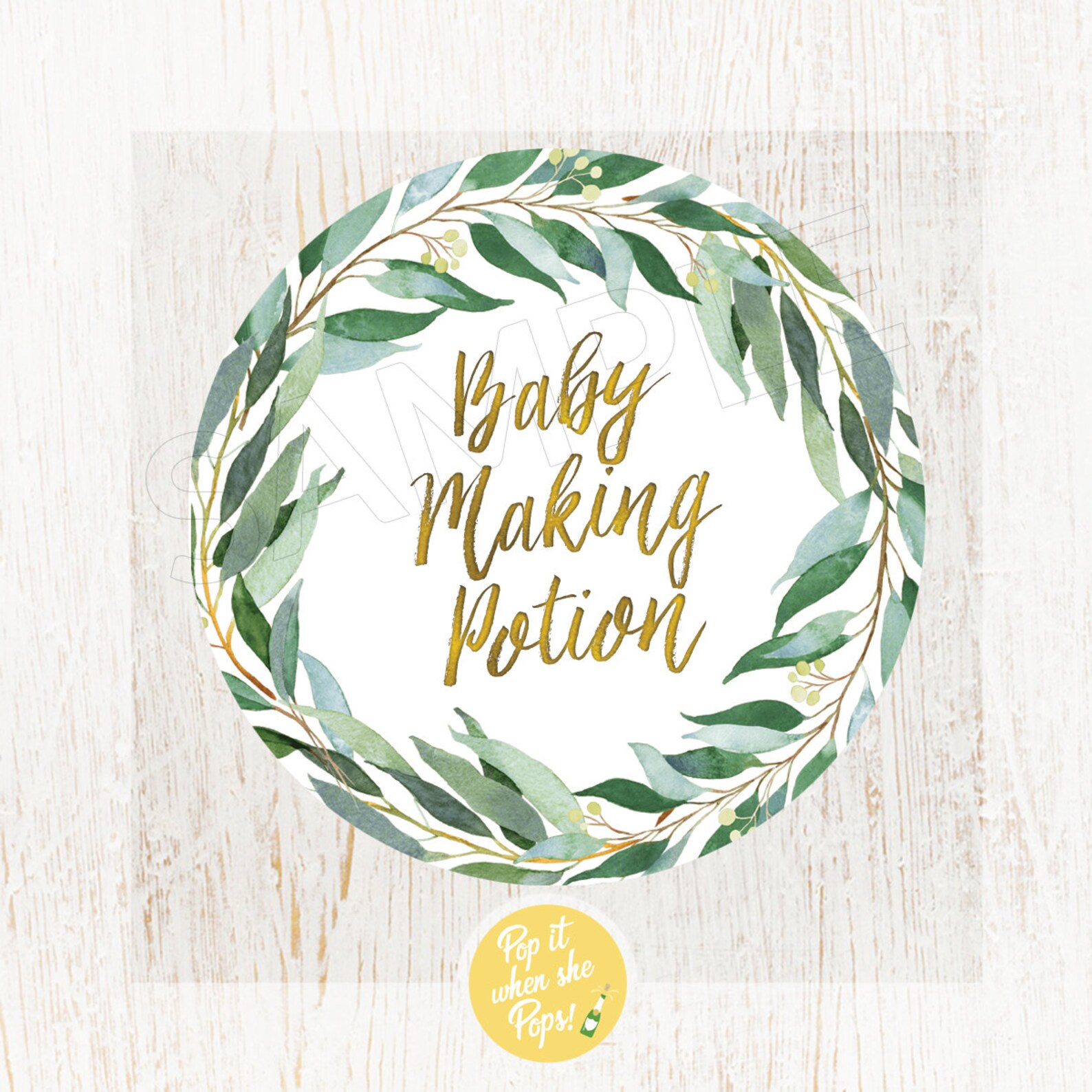 Baby Making Potion Baby Making Potion Tags Baby Shower Ideas - Etsy