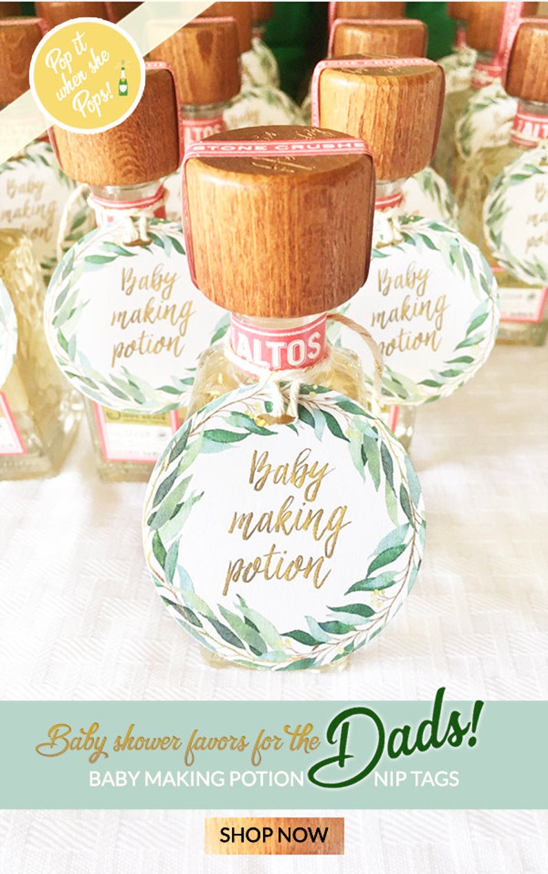 Baby Making Potion Baby Making Potion Tags Baby Shower Ideas - Etsy