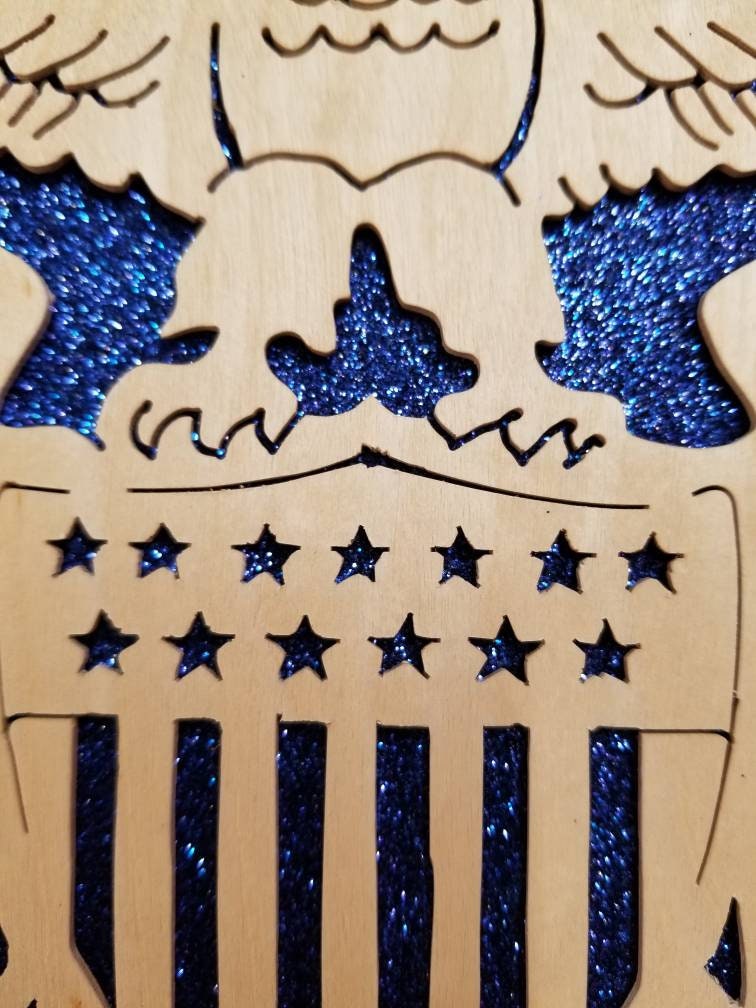 U.S.Navy Insignia. Woodcut of U.S. Navy insignia. Hand cut | Etsy