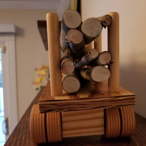 Log Truck, Wooden Log Truck, Wooden Toys, Cars and Trucks, Toys, - Etsy