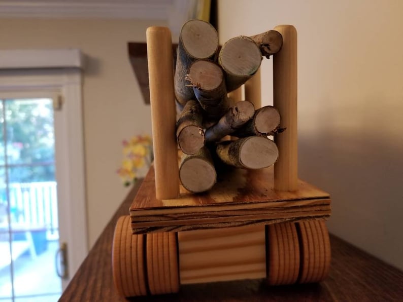 Log Truck Wooden Log Truck Wooden Toys Cars and Trucks - Etsy