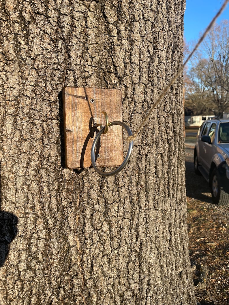 Reclaimed Wood Ring Toss Game: Rustic Home Bar Decor - Etsy