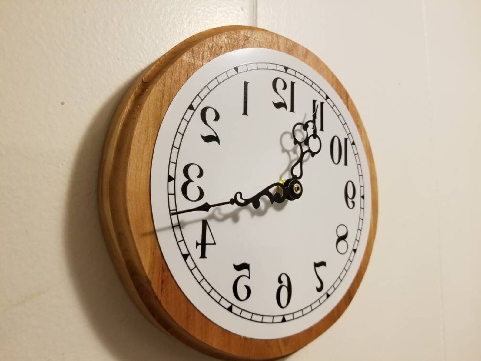 Barber Shop Clock. Can Be Read Easily Looking Through a - Etsy