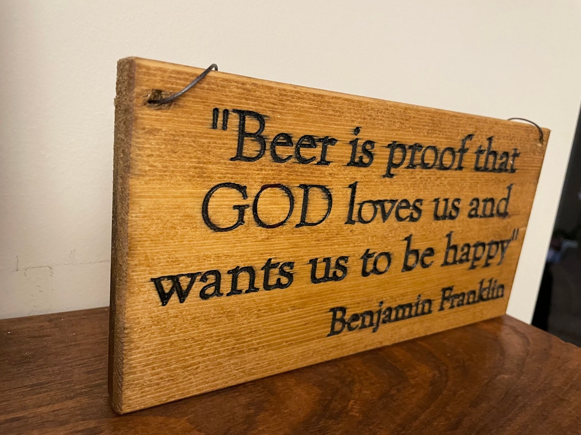 Wooden Sign. Beer Sign. Bar Sign. Rustic Wood Sign. Reclaimed - Etsy