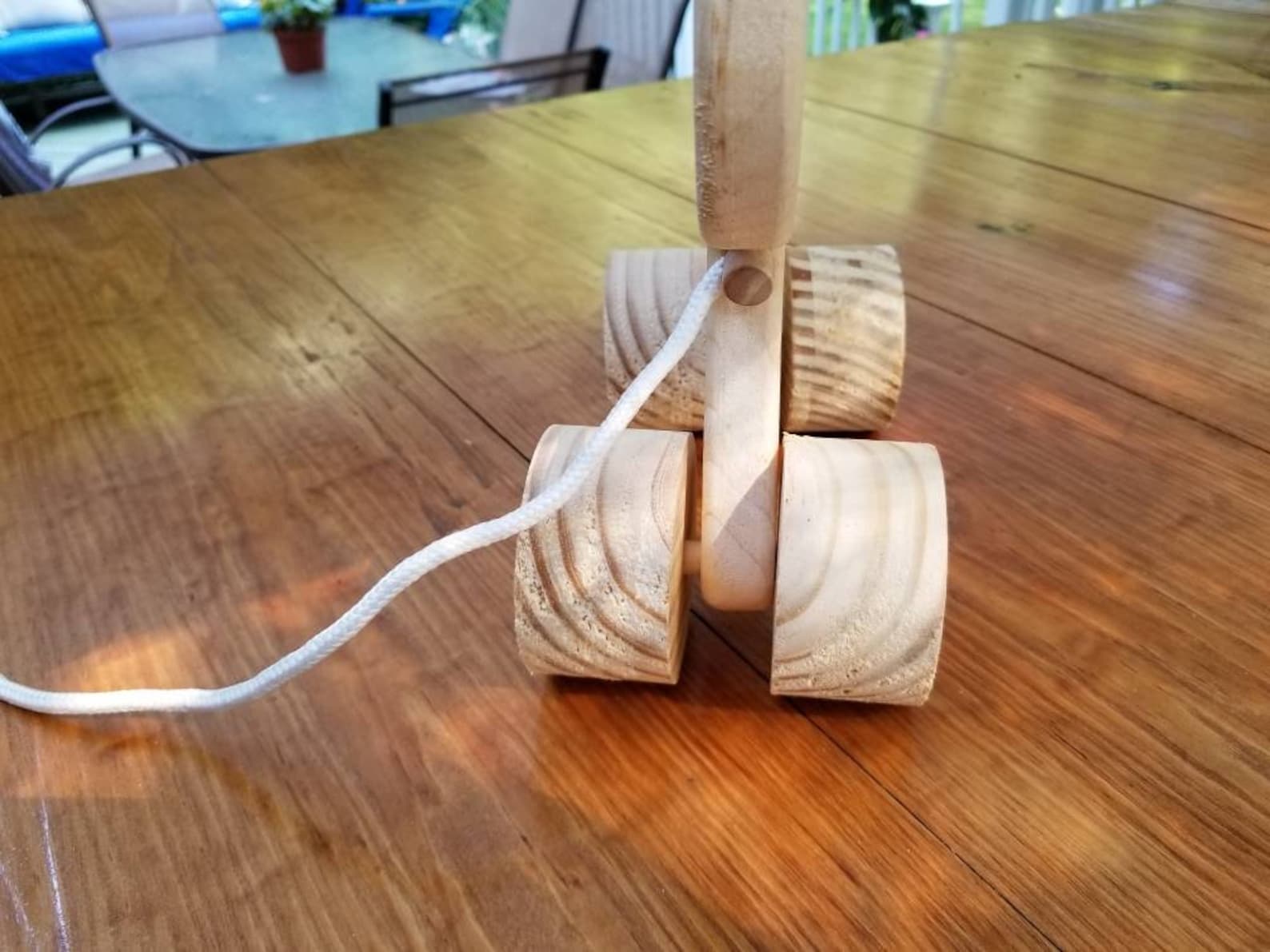 Puppy Pull Toy. Wooden Puppy Pull Toy. Natural Wood Pull Toy. - Etsy