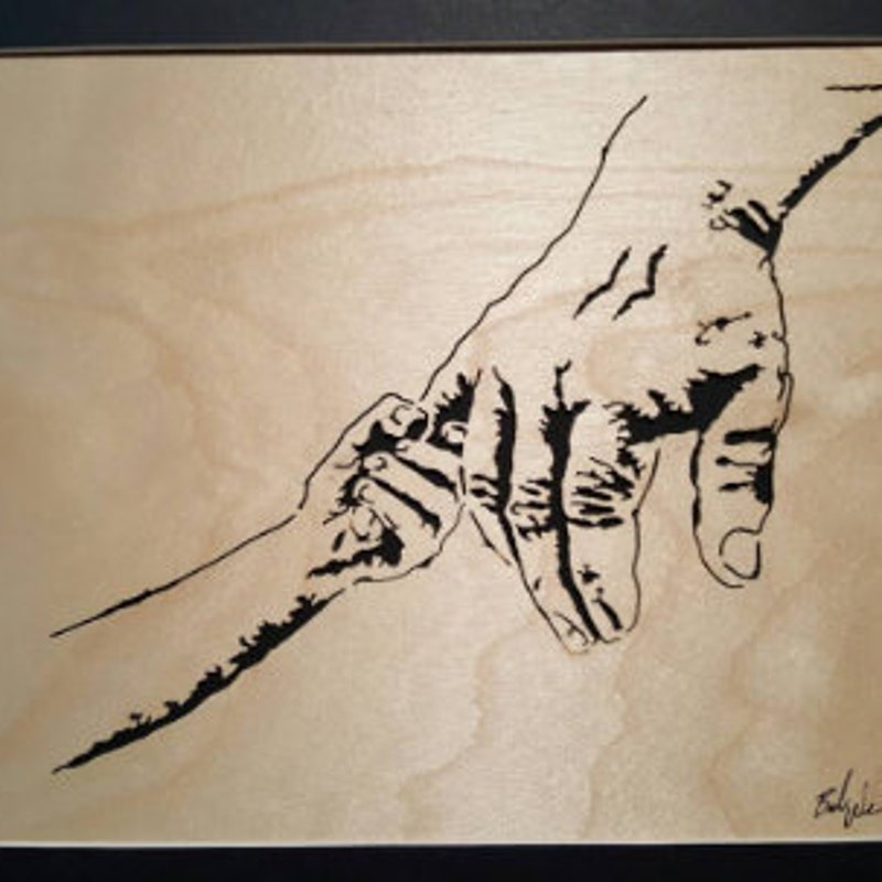 Scroll Saw Portrait - Etsy