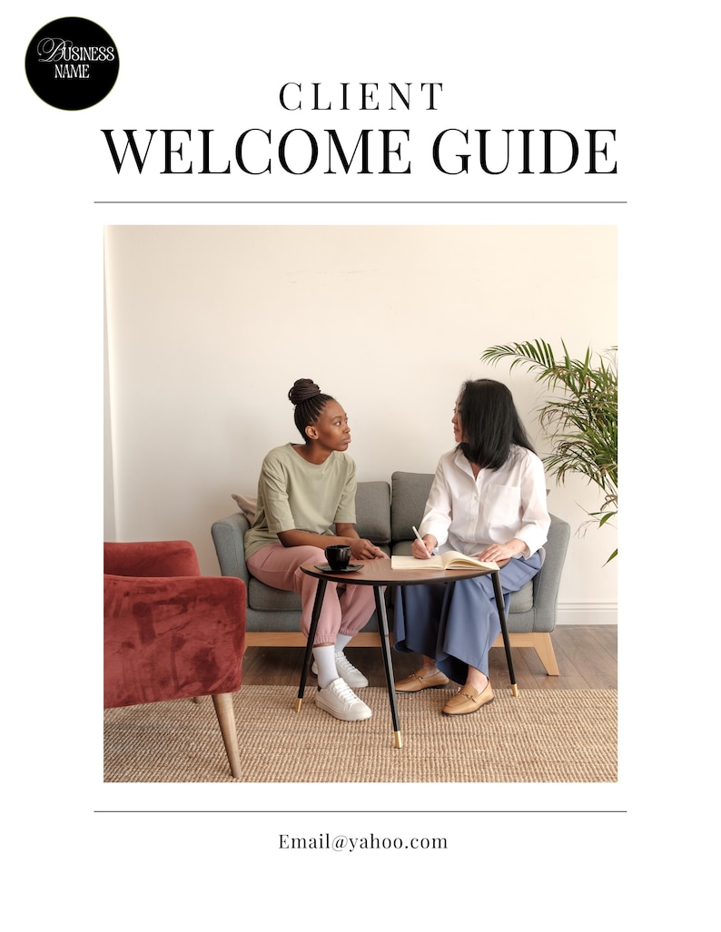 Event Planner Client Welcome Packet Canva Template | Luxury Onboarding ...