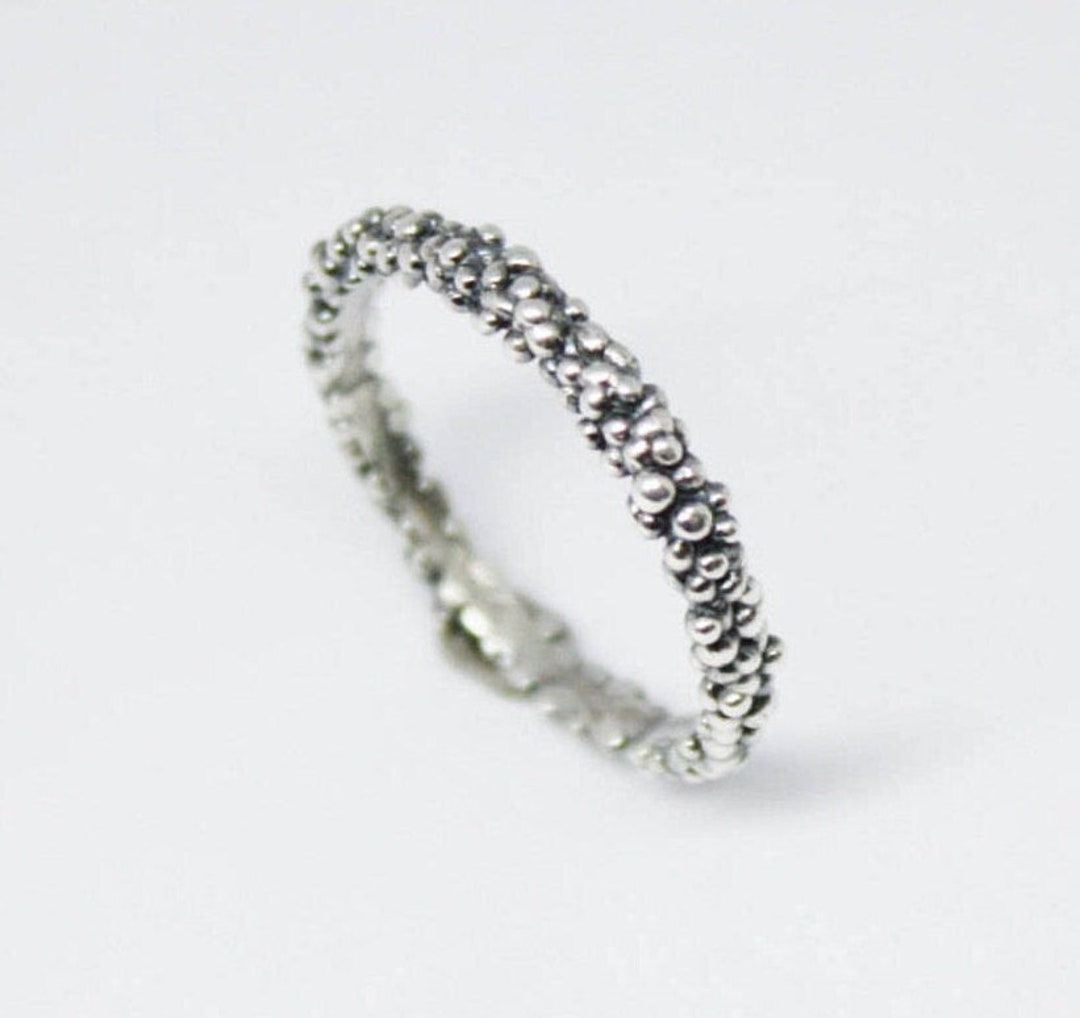 Sterling Silver Ring. Minimalist Balls Ring. Stackable Ring. Stacking ...