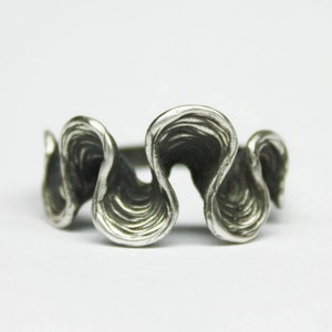 Organic Textured Ring. Sterling Silver Ring. Original Ring. Jewelry ...