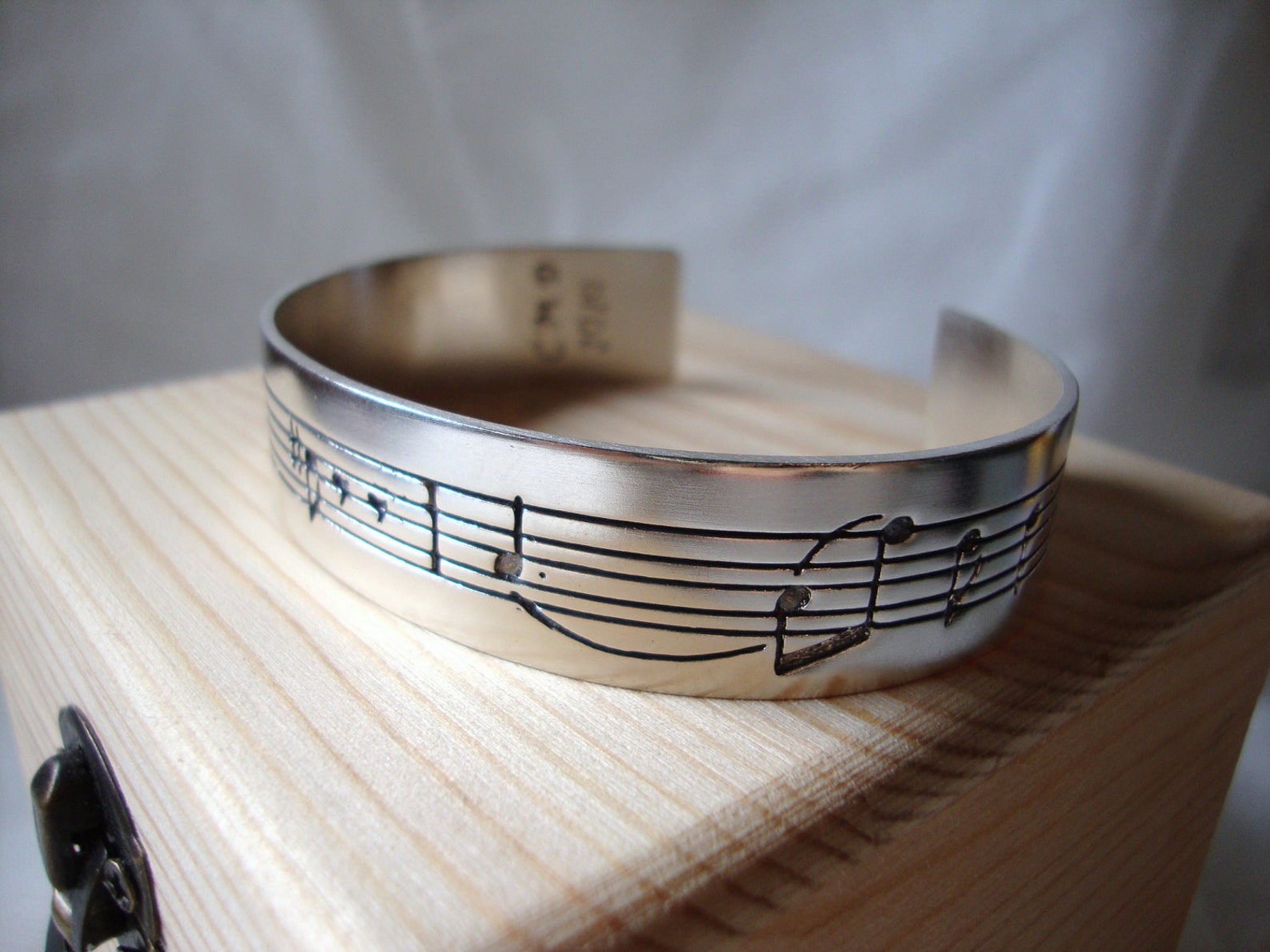 MUSIC NOTES CUFF Bracelet. Sheet Music Bracelet. Personalized - Etsy