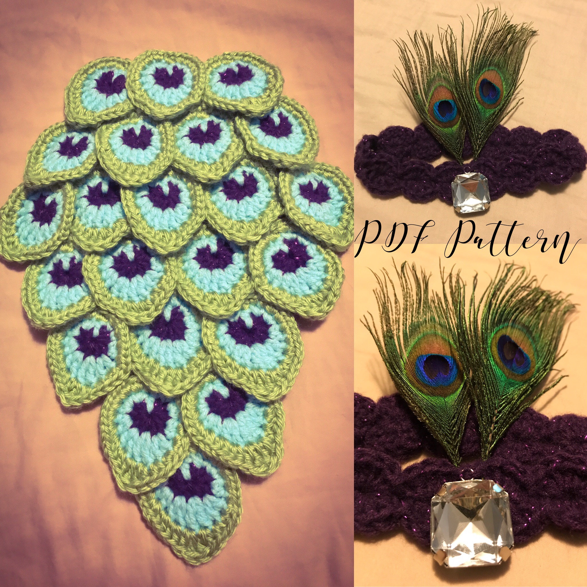 Baby Peacock Photo Prop Crochet PATTERN - Etsy