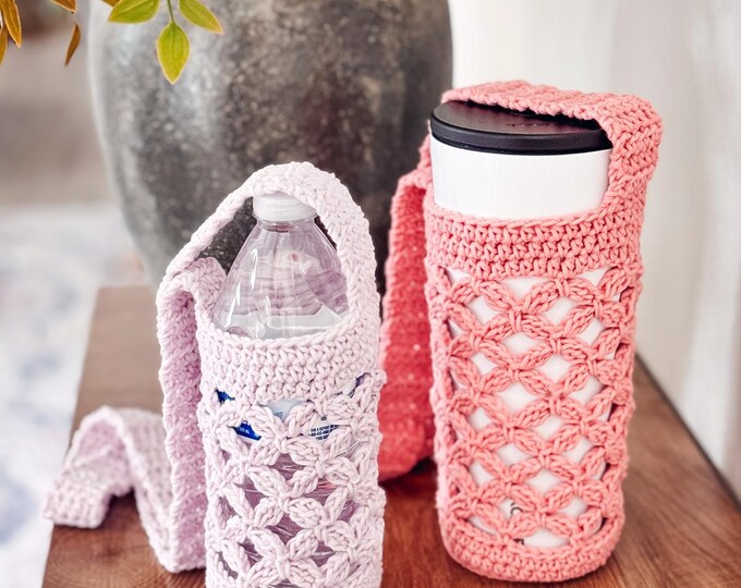 Beverage Cozy, Water Bottle Carrier, Coffee Tumbler Carrier, Soda ...