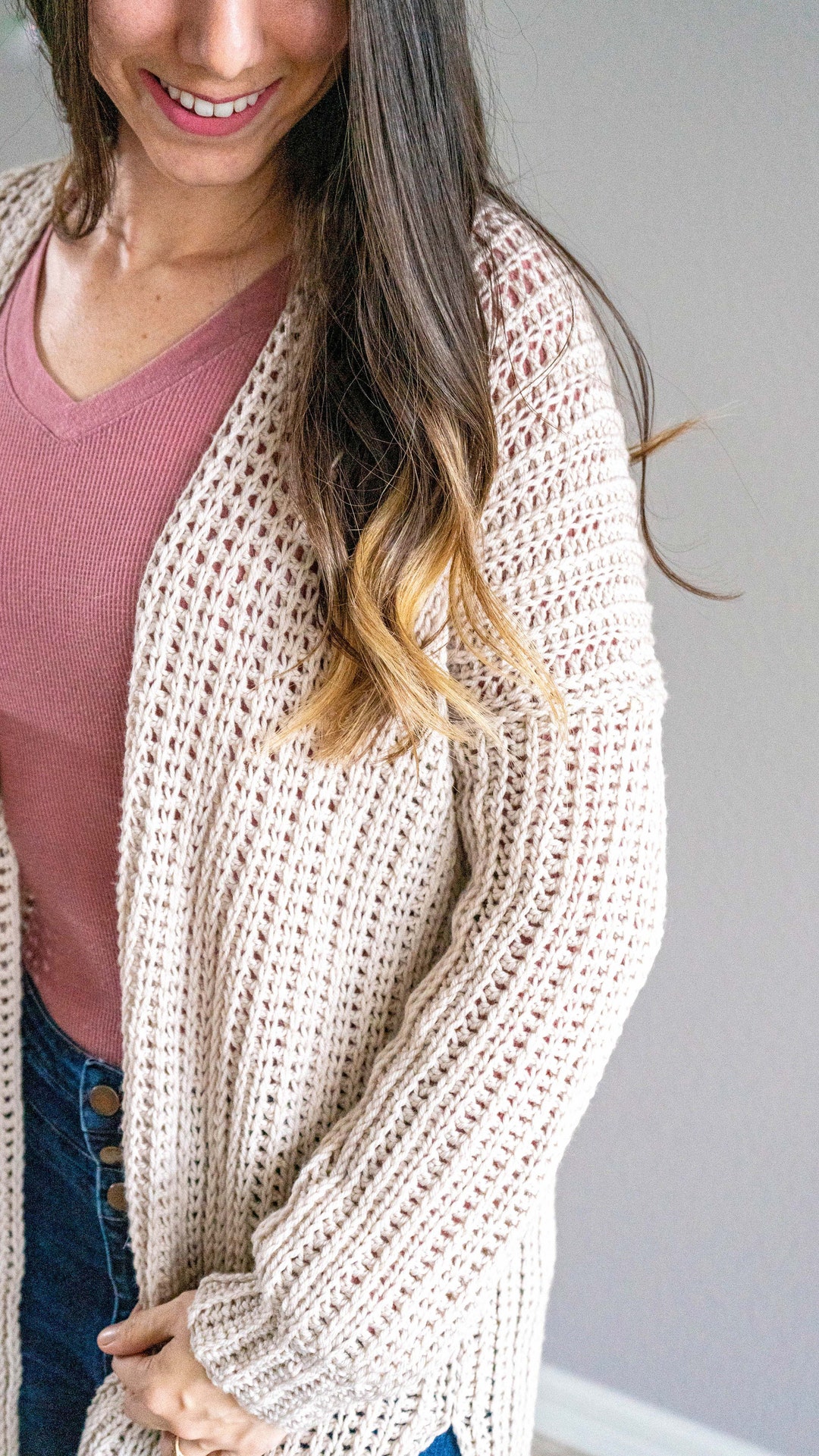 CROCHET PATTERN + VIDEO Campside Crochet Cardigan Instant Download Pdf ...