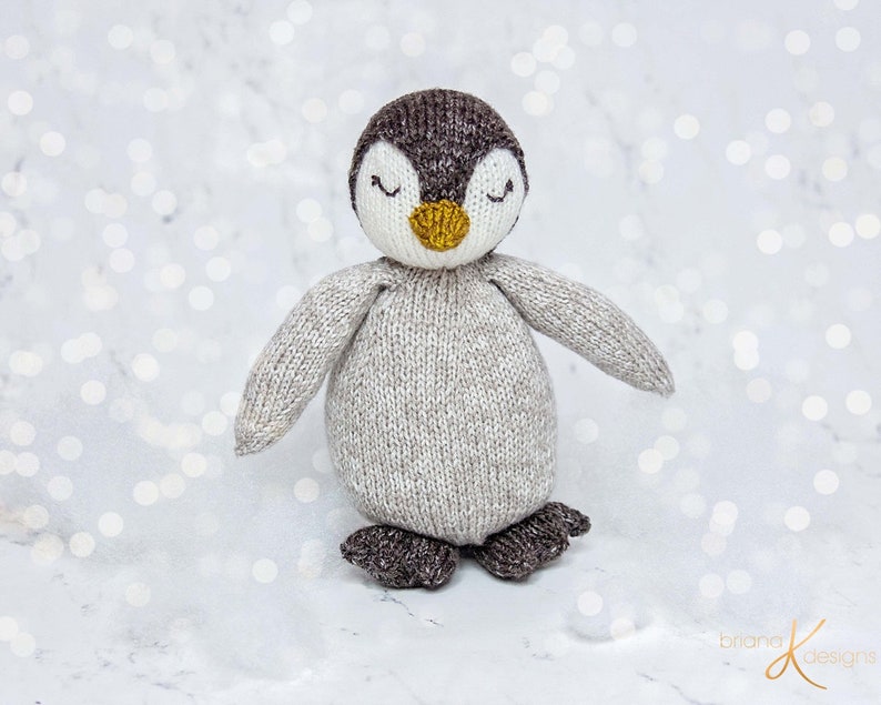 KNIT PATTERN Penguin Knit Buddy and Newborn Prop Pattern Instant ...