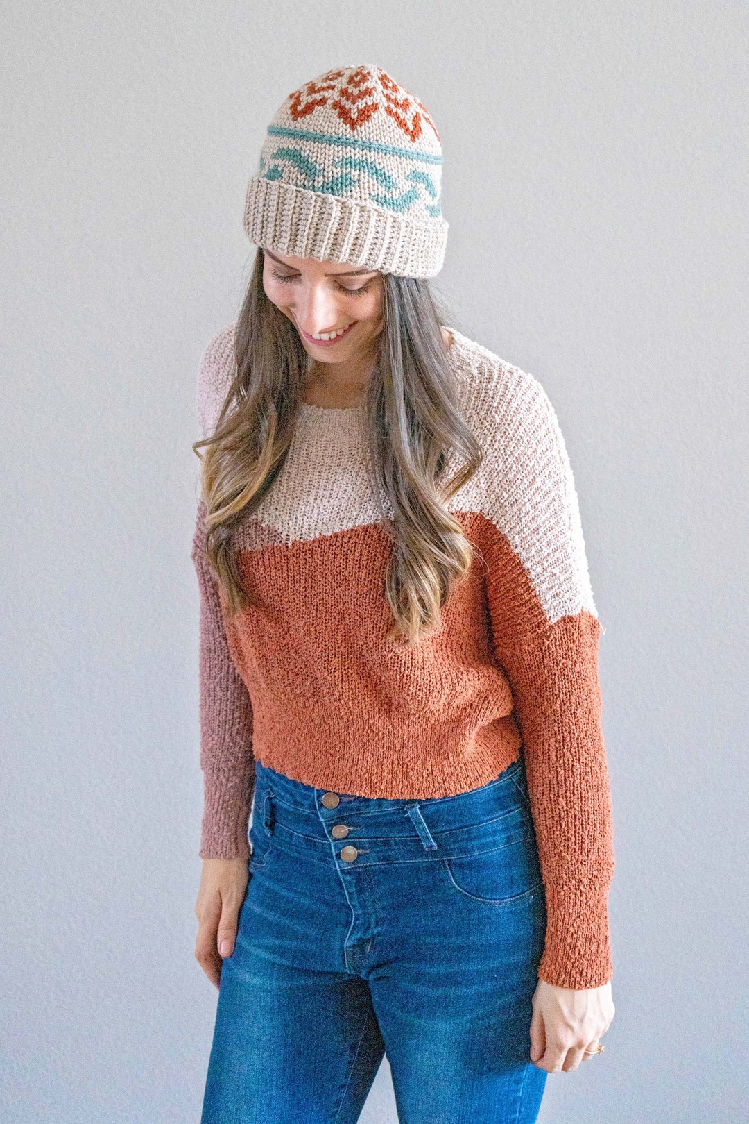 Forest Brooks Colorwork Crochet Beanie Pattern, Instant Download, Easy ...