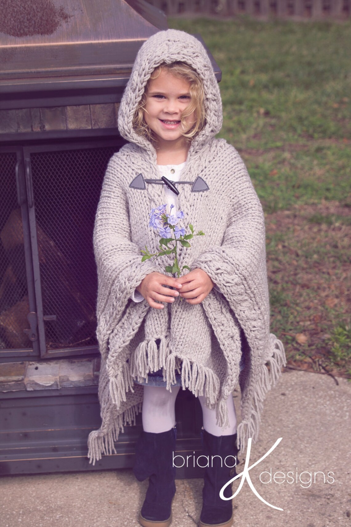 Nordic Winter KNIT Cape PATTERN Instant Download. Winter Coat. - Etsy