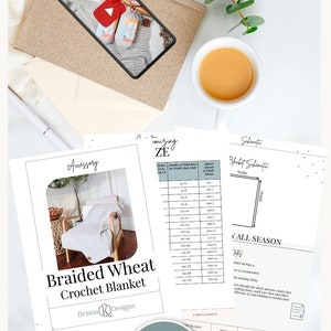CROCHET PATTERN + VIDEO Cozy Braided Wheat Stitch™ Crochet Blanket ...