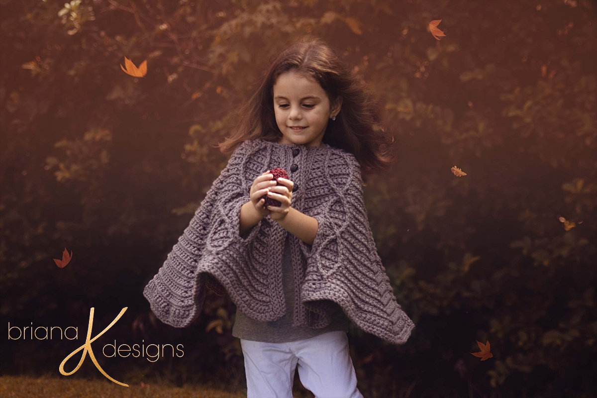 Children's Infinity Cape Jacket Instant Download PDF | Etsy