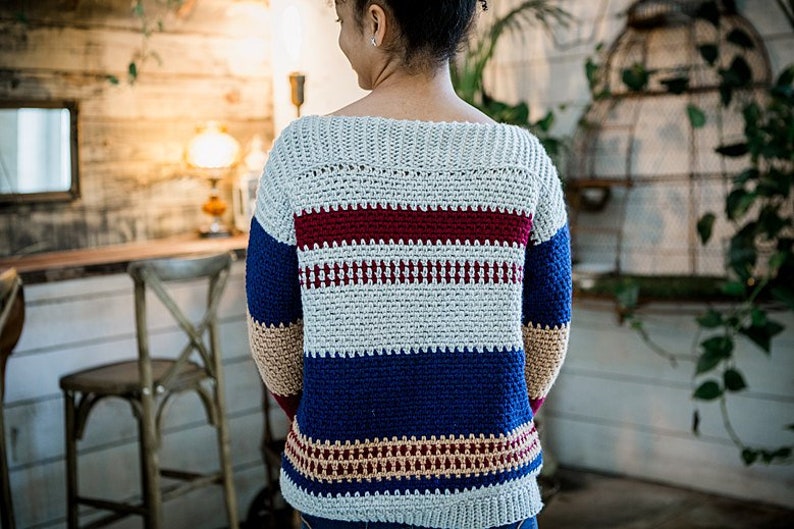 CROCHET PATTERN + VIDEO Gingersnap Crochet Sweater Instant Download Pdf ...