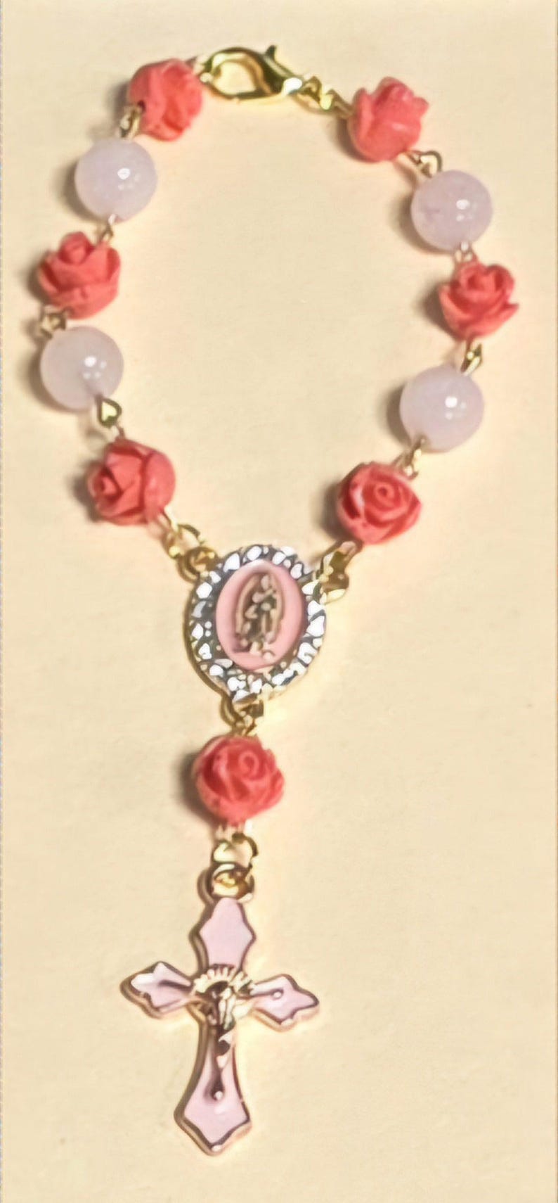 Mini Rosary, One Decade Rosary - Etsy