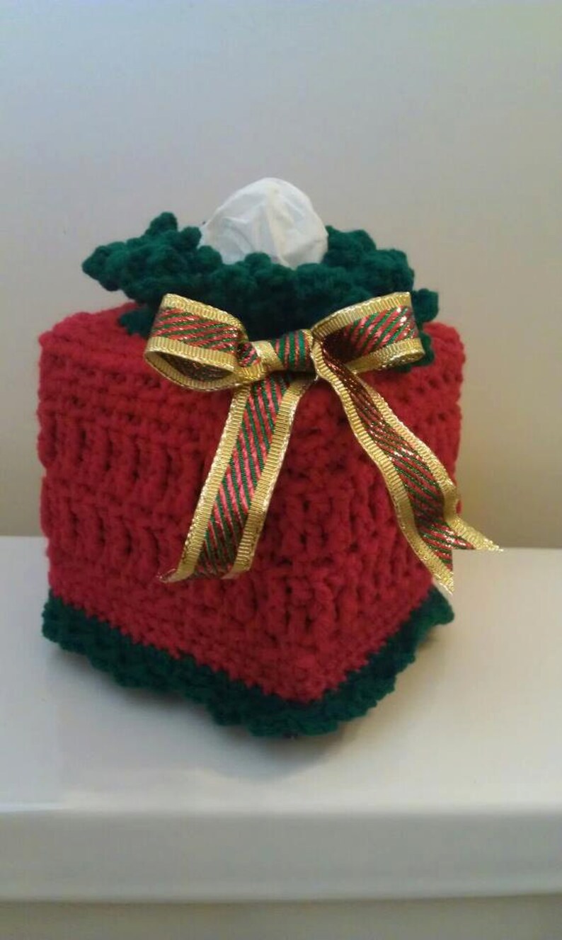 Christmas Tissue Box - Etsy