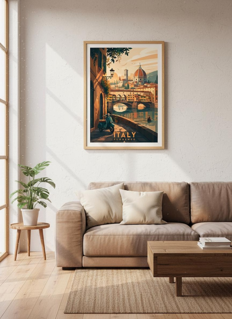 Florence Italy Travel Print | Tuscan Vibes Wall Art, Europe Decor ...
